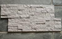 China G654 Grey Granite Ledger Panels Natural Stacked Stone Veneer 600x150x15-25mm for sale