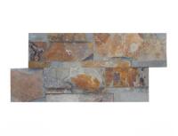 China China Multicolor Slate Ledgestone 180x350mm Split Face Stone Veneer for Wall Cladding for sale