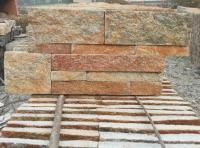 China Rustic Quartzite Stone Cladding 18x35cm Natural Stone Veneer Stacked Stone Panel for Wall Covering for sale