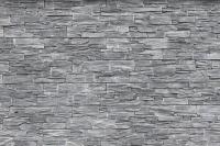 China Black Slate Cemented Stone Cladding 600x150mm Natural Rough Surface Wall Covering for sale