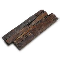 China Multicolor Slate Cemented Stone Cladding 600x150x30-50mm Natural Rusty Slate Ledgestone for Wall Covering for sale