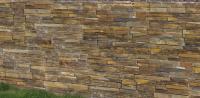 China Multicolor Slate Cemented Stone Cladding 600x150x30-50mm Natural Rusty Slate Ledgestone for Wall Covering for sale