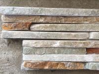 China Oyster Quartzite Cemented Stacked Stone Panel 600x150mm Natural Stone Cladding for Wall Covering for sale