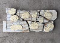 China Yellow Limestone Zclad Stone Panel Backed Steel Wire 600x150mm Natural Stone Cladding for sale