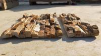 China Multicolor Rusty Limestone Stacked Stone Cladding Panel 600x150x20-30mm Natural Rough for sale