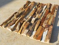 China Multicolor Rusty Limestone Stacked Stone Cladding Panel 600x150x20-30mm Natural Rough for sale