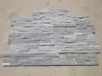 China Rough Grey Slate Stone Cladding Panel 600x150mm Natural Stacked Stone Veneer for Wall for sale