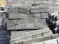 China Rough Grey Slate Stone Cladding Panel 600x150mm Natural Stacked Stone Veneer for Wall for sale