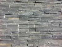 China Rough Grey Slate Stone Cladding Panel 600x150mm Natural Stacked Stone Veneer for Wall for sale