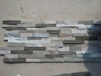 China Mountain Blue Quartzite Stacked Stone Ledger Panel 600x150mm Natural Split Wall Cladding for sale