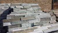 China Mountain Blue Quartzite Stacked Stone Ledger Panel 600x150mm Natural Split Wall Cladding for sale