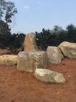 China Natural Garden Boulders Multicolor Granite Rocks Landscaping Stone 30-50cm Decorative Yard Stone for sale