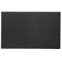 China Chinese Ink Black Split Face Slate Roof Tiles 400x200mm Fading Weathering Slate for sale