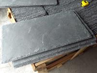 China Natural Grey Roofing Slate Tiles 400x200mm Split Face Durable Non-Fading for sale