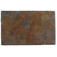 China Chinese Multicolor Slate Roof Tiles 400x200mm Rusty Split Face Slate for Durable Roofing for sale