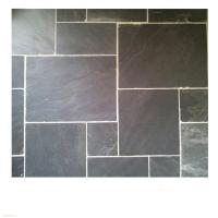 China Chinese Black Slate Pavers 30x60cm Natural Cleft Patio Stones for Walkway for sale