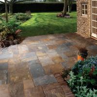 China Chinese Multicolor Riven Slate Pavers 300x600mm Rust Cleft Patio Stone for Walkway for sale