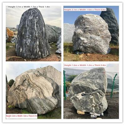 China Natural Granite Boulders for Garden Decoration 100-500kg Carved Words Landscaping Stone for sale