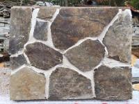 China Iron Rust Sandstone Random Flagstone Natural Irregular Pavers 10-35cm 2-3.5cm for sale