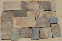 China Natural Rusty Sandstone Wall Cladding Tiles 10-30cm Rust Stacked Stone for Retaining Walls for sale