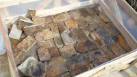 China Natural Rusty Sandstone Wall Cladding Tiles 10-30cm Rust Stacked Stone for Retaining Walls for sale