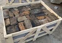 China Natural Rusty Sandstone Wall Cladding Tiles 10-30cm Rust Stacked Stone for Retaining Walls for sale