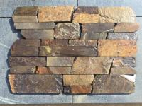 China Rusty Sandstone Wall Cladding,Natural Retaining Wall Stone,Random Stacked Stone,Rust Wall Tiles,Sandstone Wall Panel for sale