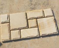 China Yellow Sandstone Mushroom Wall Stone 30x15cm Natural Pillar Cladding Tile for sale