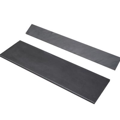 China Natural Black Slate Stairs Honed Finish 2780kg/m3 Density Custom Sizes for sale