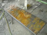 China Chinese Multicolor Slate Stairs Risers Natural Cleft Rusty Steps Bullnose 2780kg/m3 Density for sale