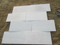 China White Quartzite Flamed Face Tile 30x60cm for Wall Floor Indoor Outdoor for sale