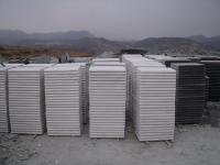 China White Quartzite Pool Coping Stone Flamed Face 60x60cm Natural Stone Tile for Outdoor Flooring for sale