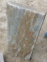 China Natural Green Quartzite Tiles 60x60cm Flamed Surface Patio Stone for Indoor Outdoor for sale