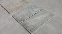 China Flamed Rustic Quartzite Floor Tiles 60x60cm Natural Stone Pavers for Patio Walkway for sale