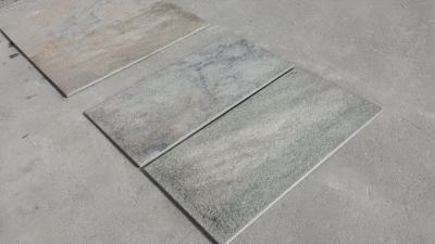 China Flamed Rustic Quartzite Floor Tiles 60x60cm Natural Stone Pavers for Patio Walkway for sale
