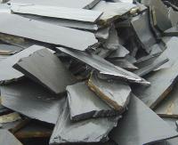 China Black Slate Random Flagstone,Crazy Stone,Flagstone Walkway,Irregular Random Flagstone for sale