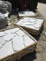 China White Quartzite Random Flagstone,Random Stone,Crazy Stone,Landscaping Stone,Flagstone Wall for sale