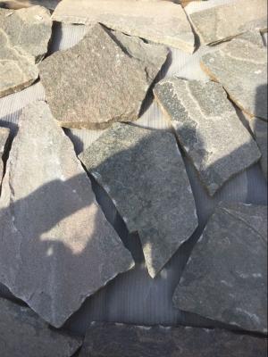 China Pink Quartzite Random Flagstone 2-3.5cm Natural Split Patio Pavers Wall Cladding for sale