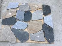 China Granite & Quartzite Random Flagstone,Crazy Stone,Irregular Random Flagstones,Flagstone Wall for sale