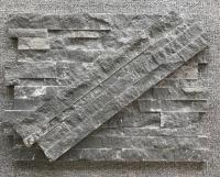 China Blue Limestone Ledger Panels Thin Stone Veneer 600x150mm Natural Split Wall Cladding for sale