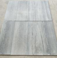 China Polished Blue Marble Tile 30x60cm Light Grey Natural Stone Floor and Wall Tile for sale
