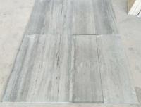 China Polished Blue Marble Tile 30x60cm Light Grey Natural Stone Floor and Wall Tile for sale