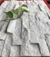 China White Sandstone Ledgestone Natural Stone Veneer 600x150mm Stacked Stone Panel for Wall Cladding for sale