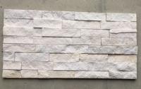 China White Sandstone Ledgestone Natural Stone Veneer 600x150mm Stacked Stone Panel for Wall Cladding for sale