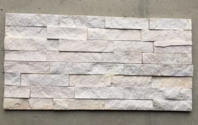 China White Sandstone Ledgestone Natural Stone Veneer 600x150mm Stacked Stone Panel for Wall Cladding for sale