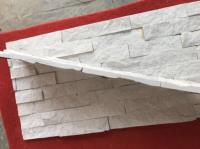 China White Sandstone Ledgestone Natural Stone Veneer 600x150mm Stacked Stone Panel for Wall Cladding for sale
