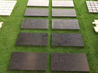 China Blue Limestone Tiles 30mm Patio Pavers for Walkway Courtyard Flooring for sale