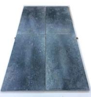 China Blue Limestone Walkway Pavers 30mm Natural Patio Stones for Outdoor Flooring for sale