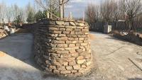 China Rusty Slate Retaining Wall Natural Multicolor Slate Stone 3-8cm Thickness for Landscaping for sale