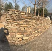 China Rusty Slate Retaining Wall Natural Multicolor Slate Stone 3-8cm Thickness for Landscaping for sale